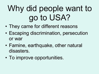 One Country, Many Cultures, USA | PPT