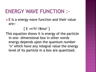One dimensional box | PPTX