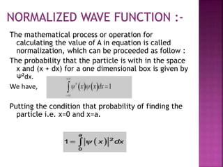 One dimensional box | PPTX