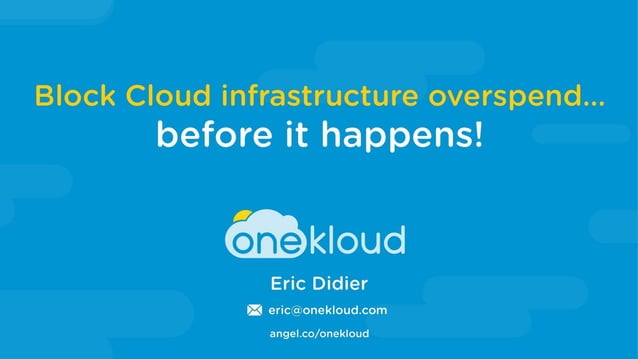 One Kloud Pitch Deck | PPT