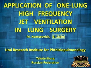 One lung hfjv z | PPTX