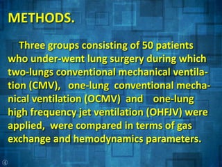 One lung hfjv z | PPTX