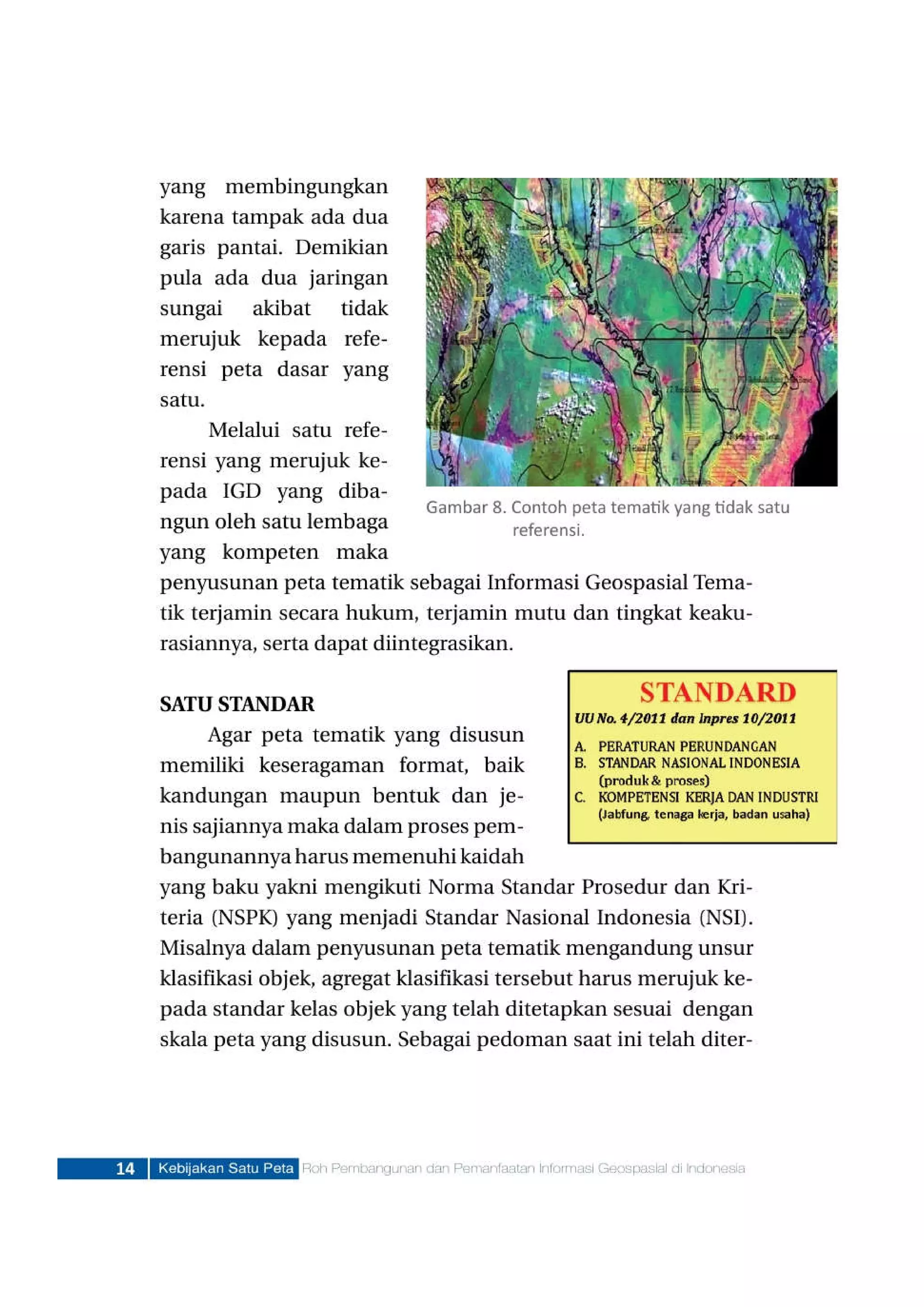 [Buku] Kebijakan Satu Peta One Map Policy Edisi Kedua 2016 | PDF