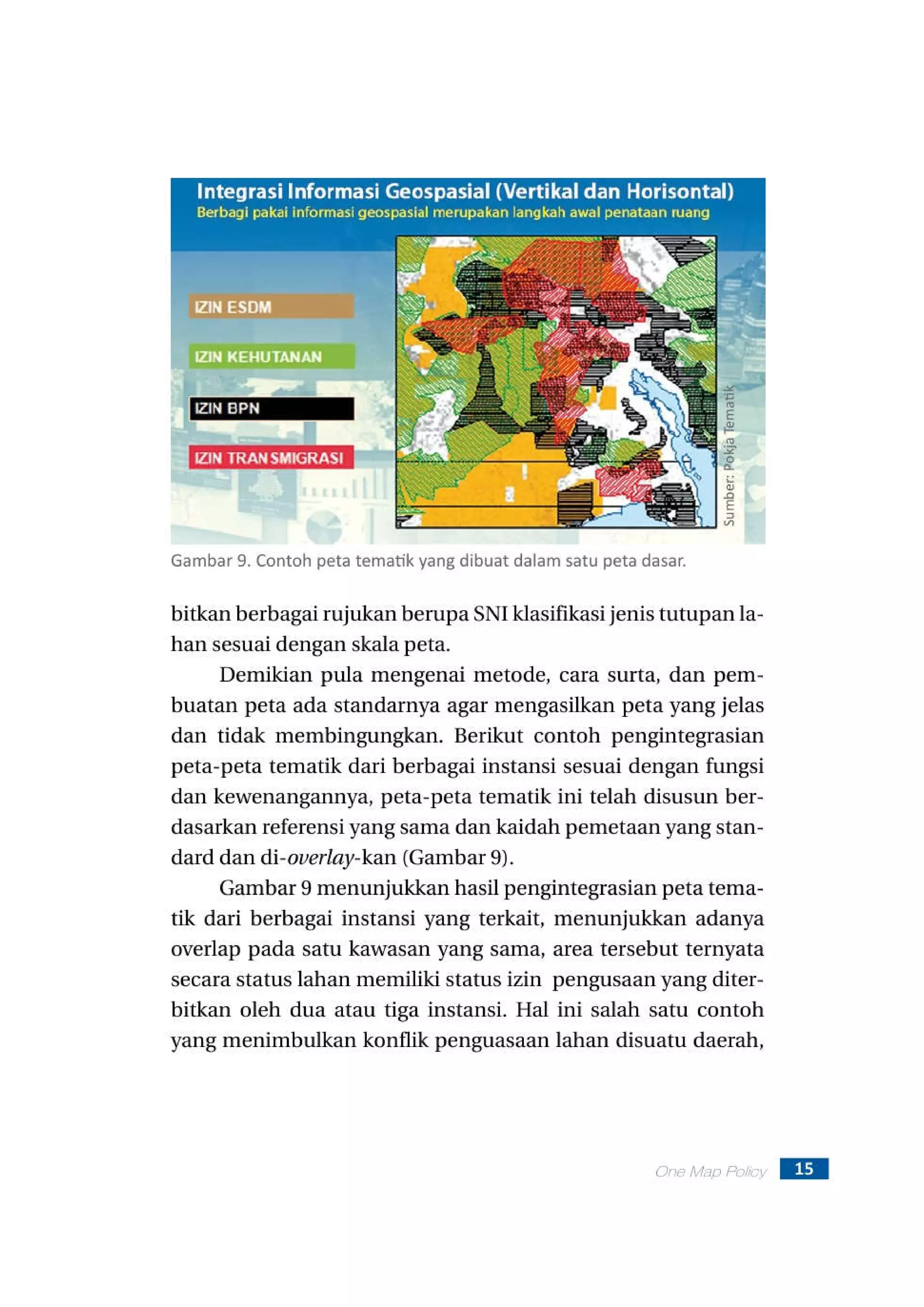 [Buku] Kebijakan Satu Peta One Map Policy Edisi Kedua 2016 | PDF
