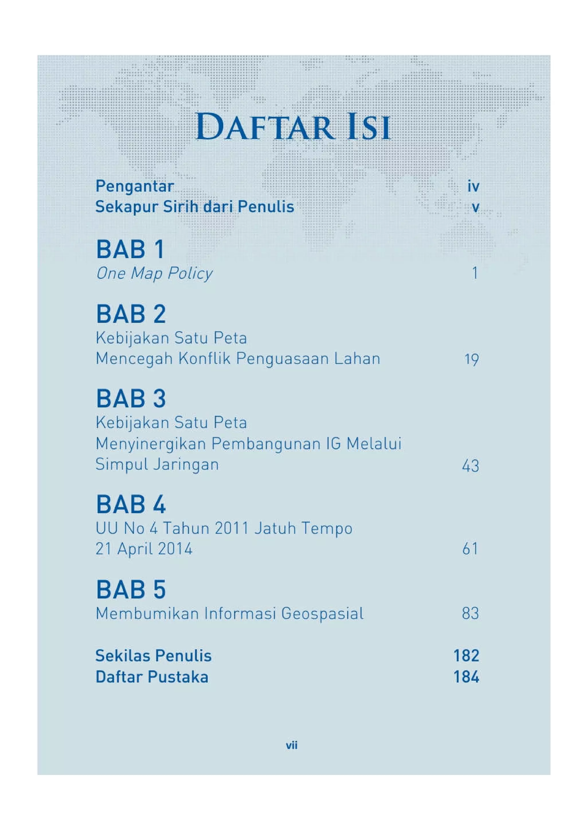 [Buku] Kebijakan Satu Peta One Map Policy Edisi Kedua 2016 | PDF
