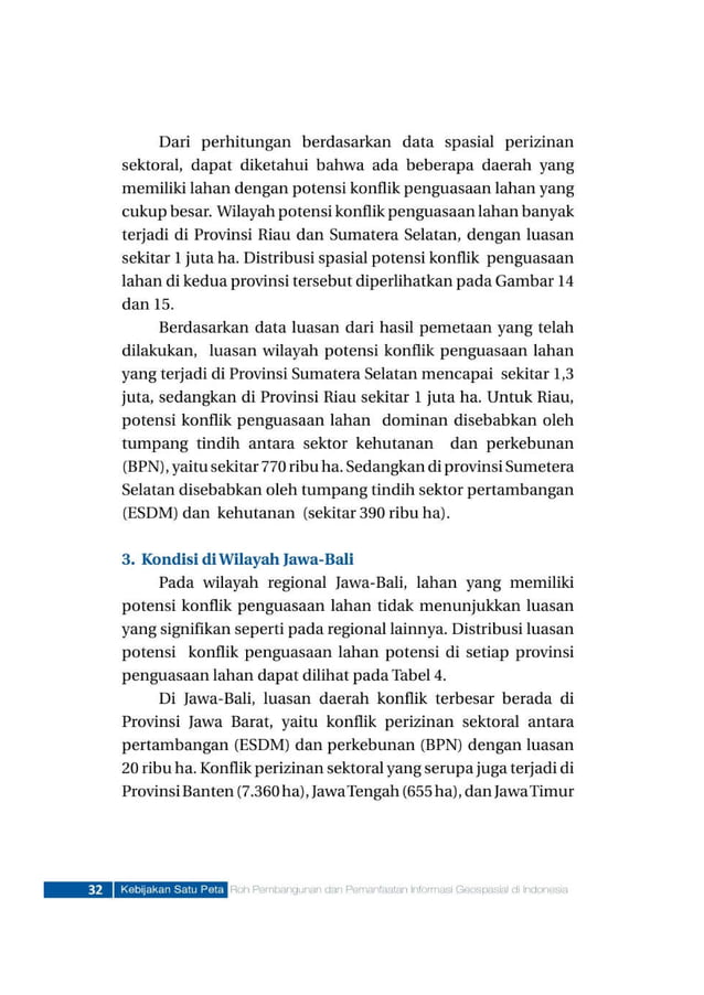[Buku] Kebijakan Satu Peta One Map Policy Edisi Kedua 2016 | PDF