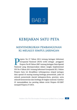 [Buku] Kebijakan Satu Peta One Map Policy Edisi Kedua 2016 | PDF