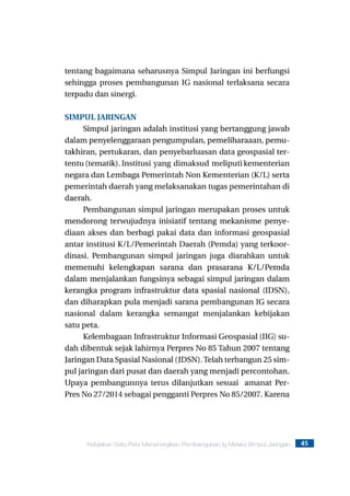 [Buku] Kebijakan Satu Peta One Map Policy Edisi Kedua 2016 | PDF