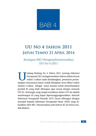 [Buku] Kebijakan Satu Peta One Map Policy Edisi Kedua 2016 | PDF