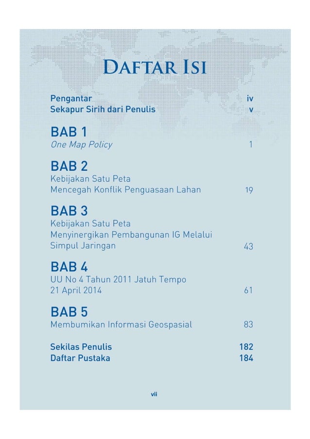 [Buku] Kebijakan Satu Peta One Map Policy Edisi Kedua 2016 | PDF
