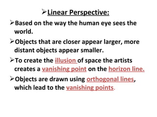 One point perspective | PPT