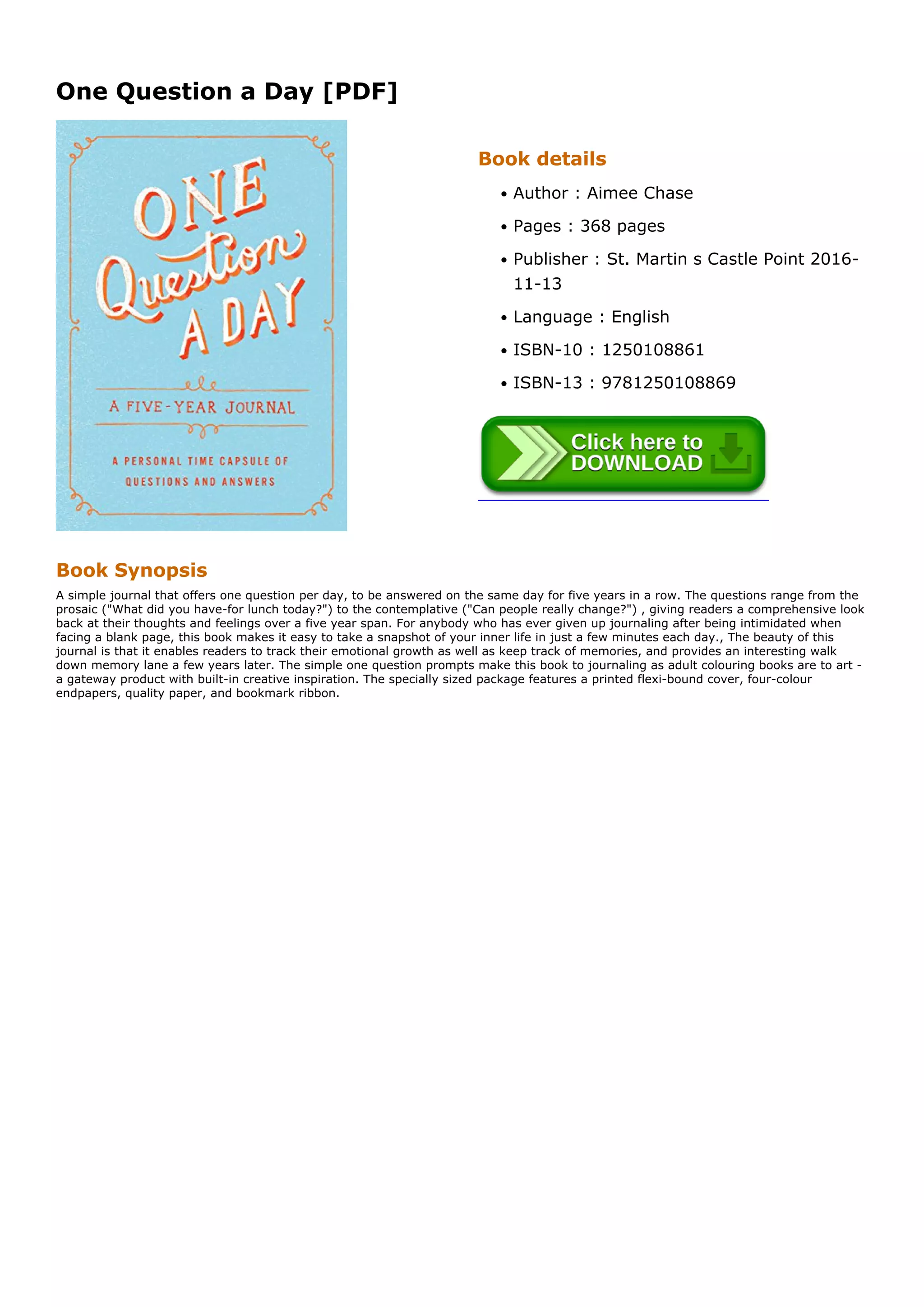 One Question a Day [PDF] | PDF