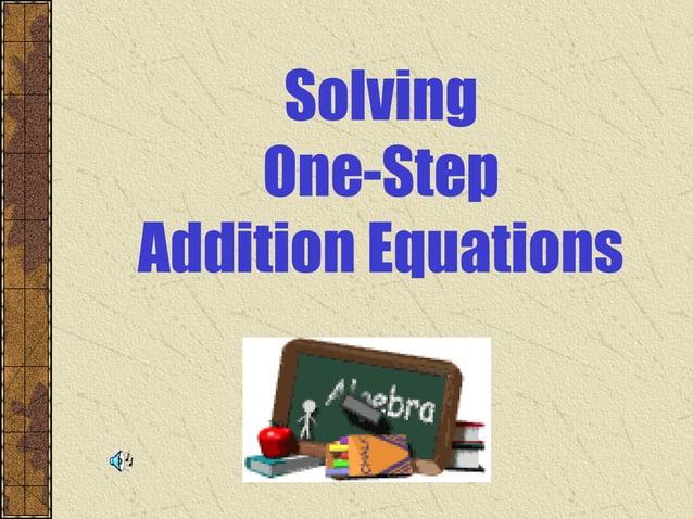 One step equations for 6th grade (positive numbers) | PPT | Science