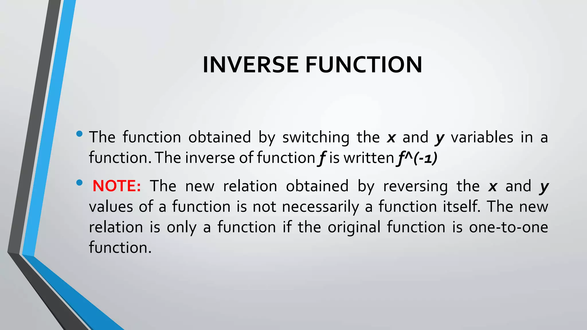 One to-one function (MATH 11) | PPTX