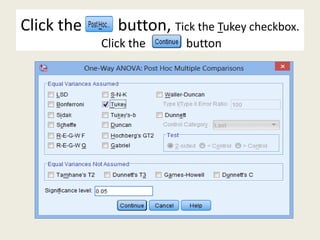 One way anova final ppt. | PPTX
