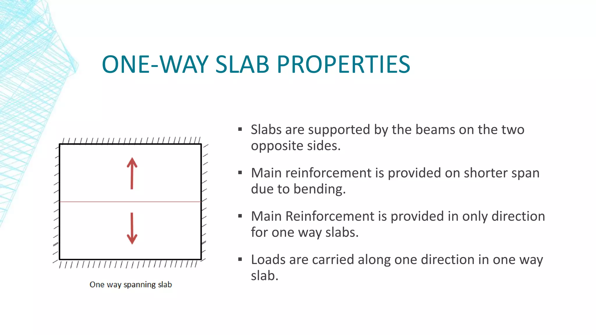 One-way Slab - Structure Report | PPTX