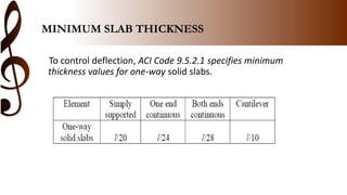 One-Way Slab Design | PDF
