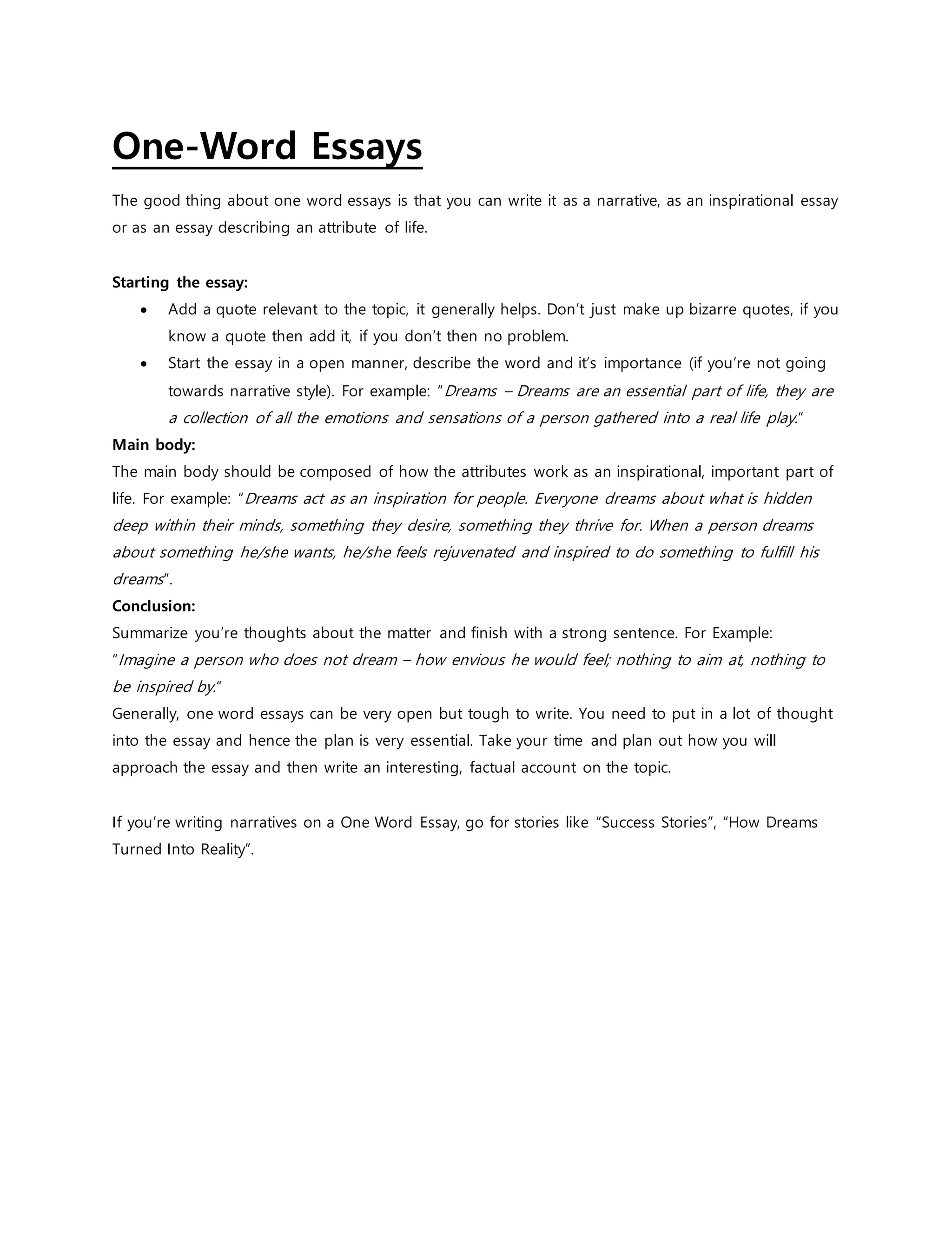 One-word Essay.docx