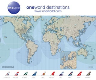 One World Airline Destinations | PPT