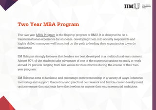 One Year MBA Program | PDF