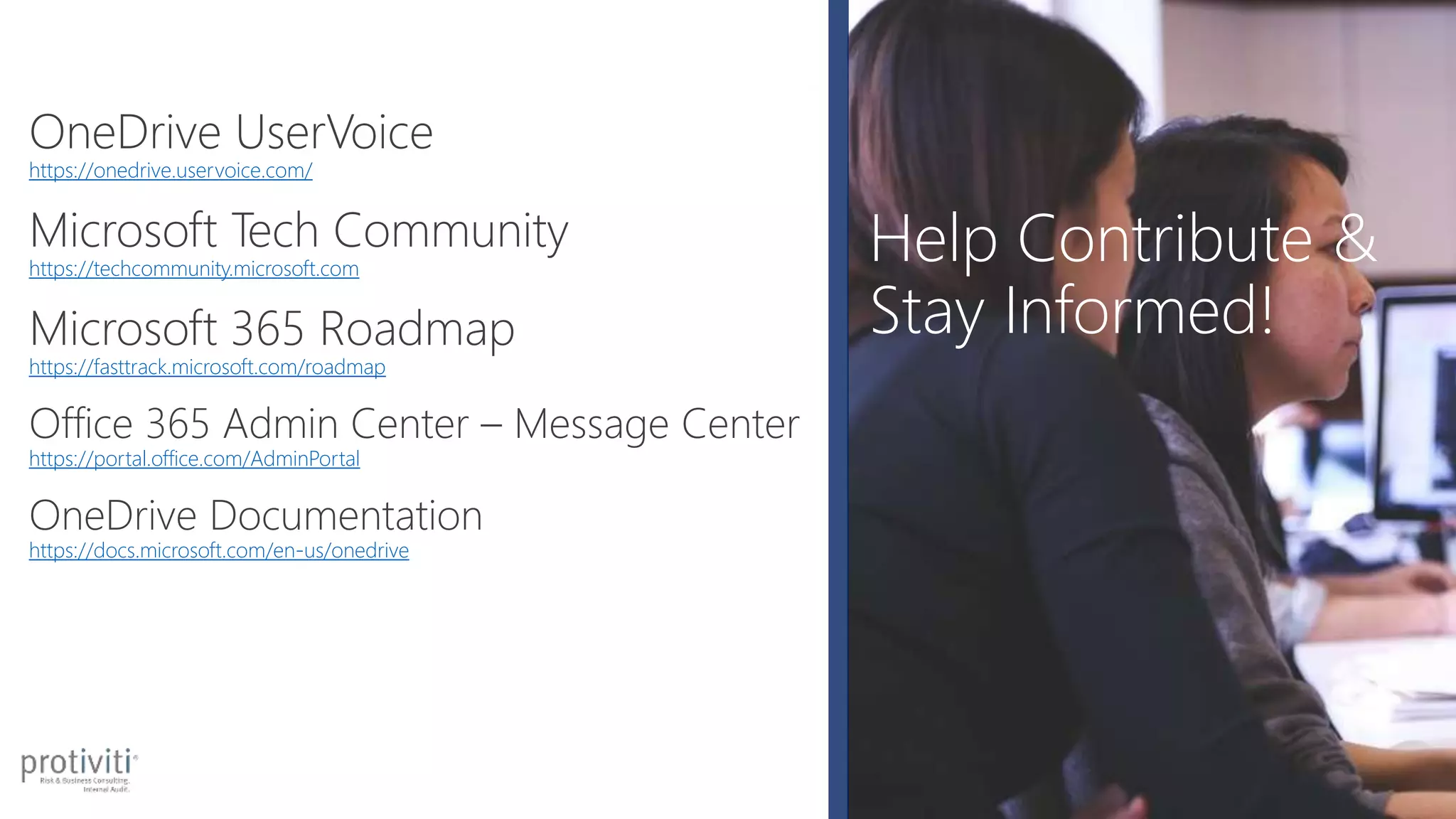 What's new with OneDrive for Business - SharePoint Fest DC 2019 | PPT