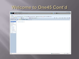 One45 Presentation For Foundations Orientation Tj | PPTX