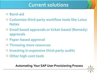 Cloud Based SAP User Provisioning | PPT