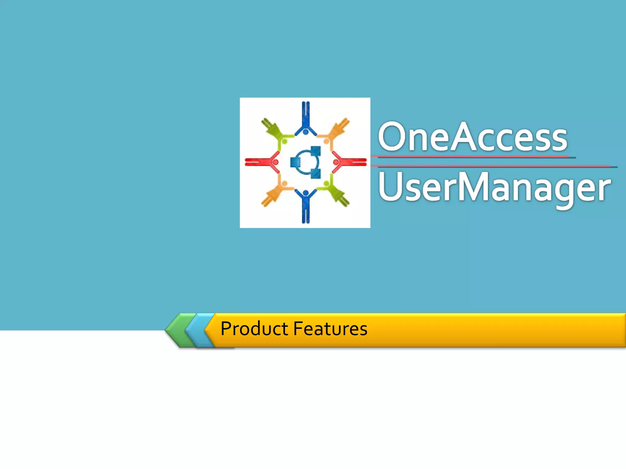 OneAccess-UserManager | PPT