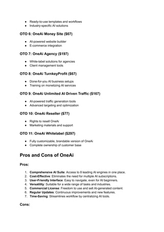 OneAi review - Access Top-Tier AIs Without Ongoing Fees.pdf