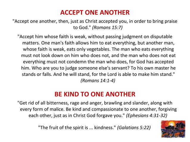 The Biblical One Anothers slides | PPT