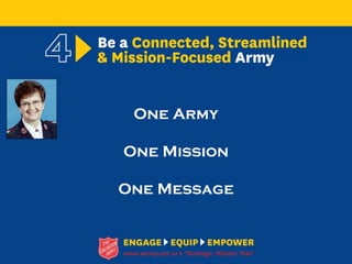 One Army, One Mission, One Message | PPT