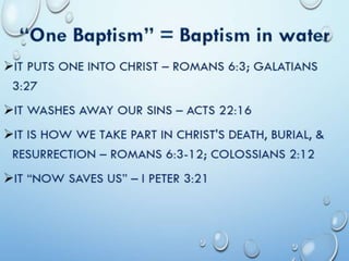 One baptism | PPT