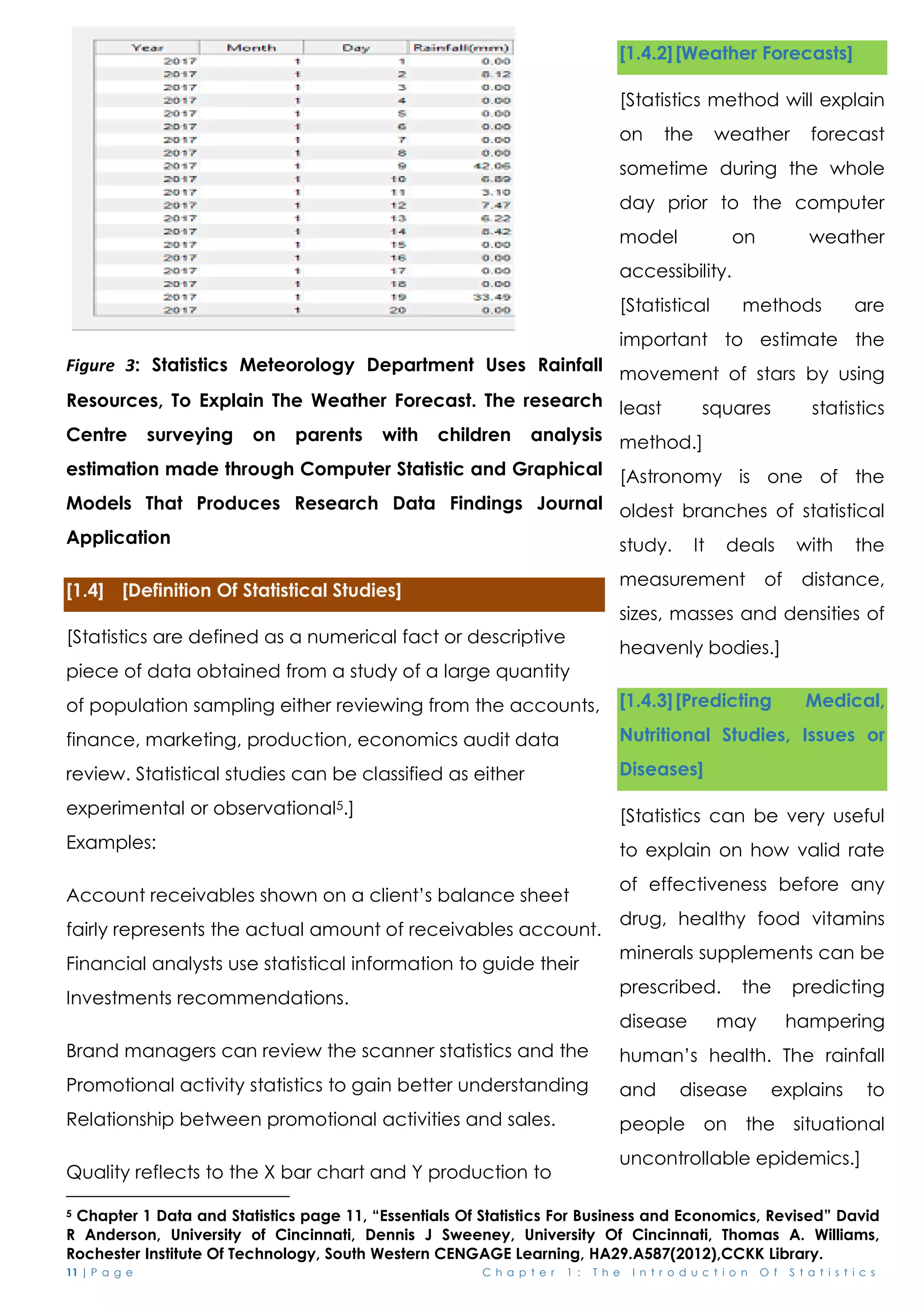 Chapter One Introduction To Business Statistics | PDF
