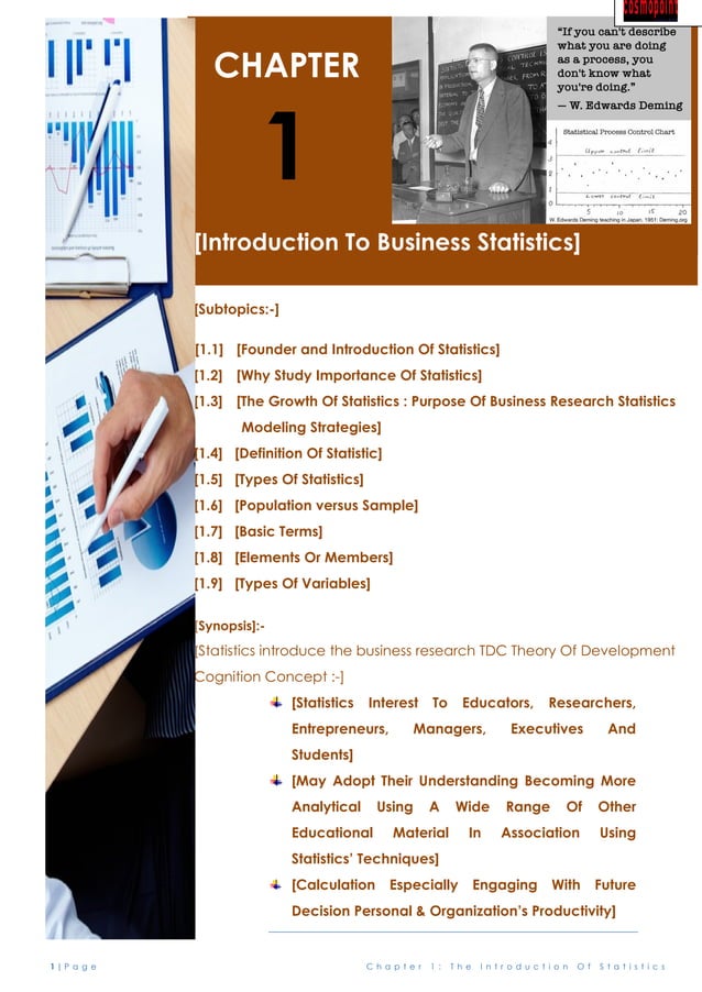 Chapter One Introduction To Business Statistics | PDF
