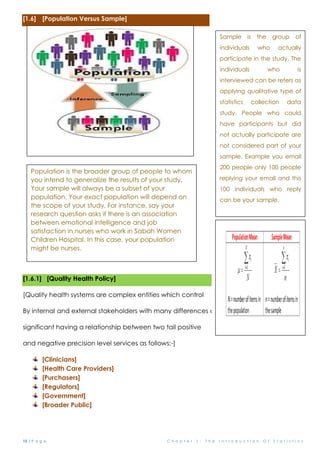 Chapter One Introduction To Business Statistics | PDF