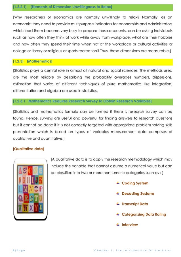 Chapter One Introduction To Business Statistics | PDF