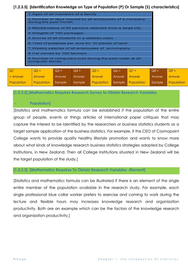 Chapter One Introduction To Business Statistics | PDF