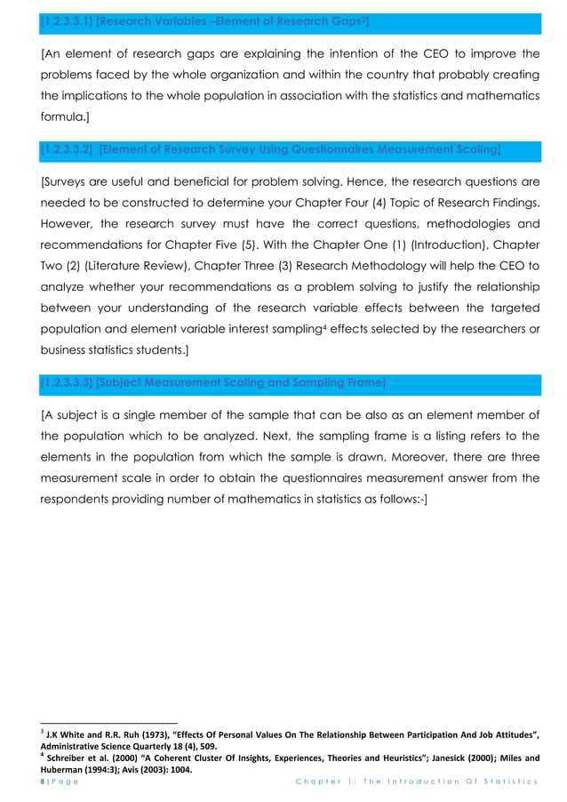 Chapter One Introduction To Business Statistics | PDF