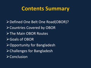 "One Belt" "One Road" | PPT