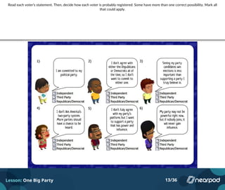 One big party | PDF | Elections | Politics