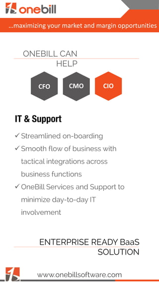 OneBill - Telecom Billing As a Service Solution | PDF