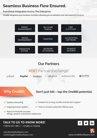 OneBill Software for Telecom Industry | PDF | Phone Services | Home ...