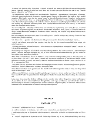 One Body in Christ | PDF