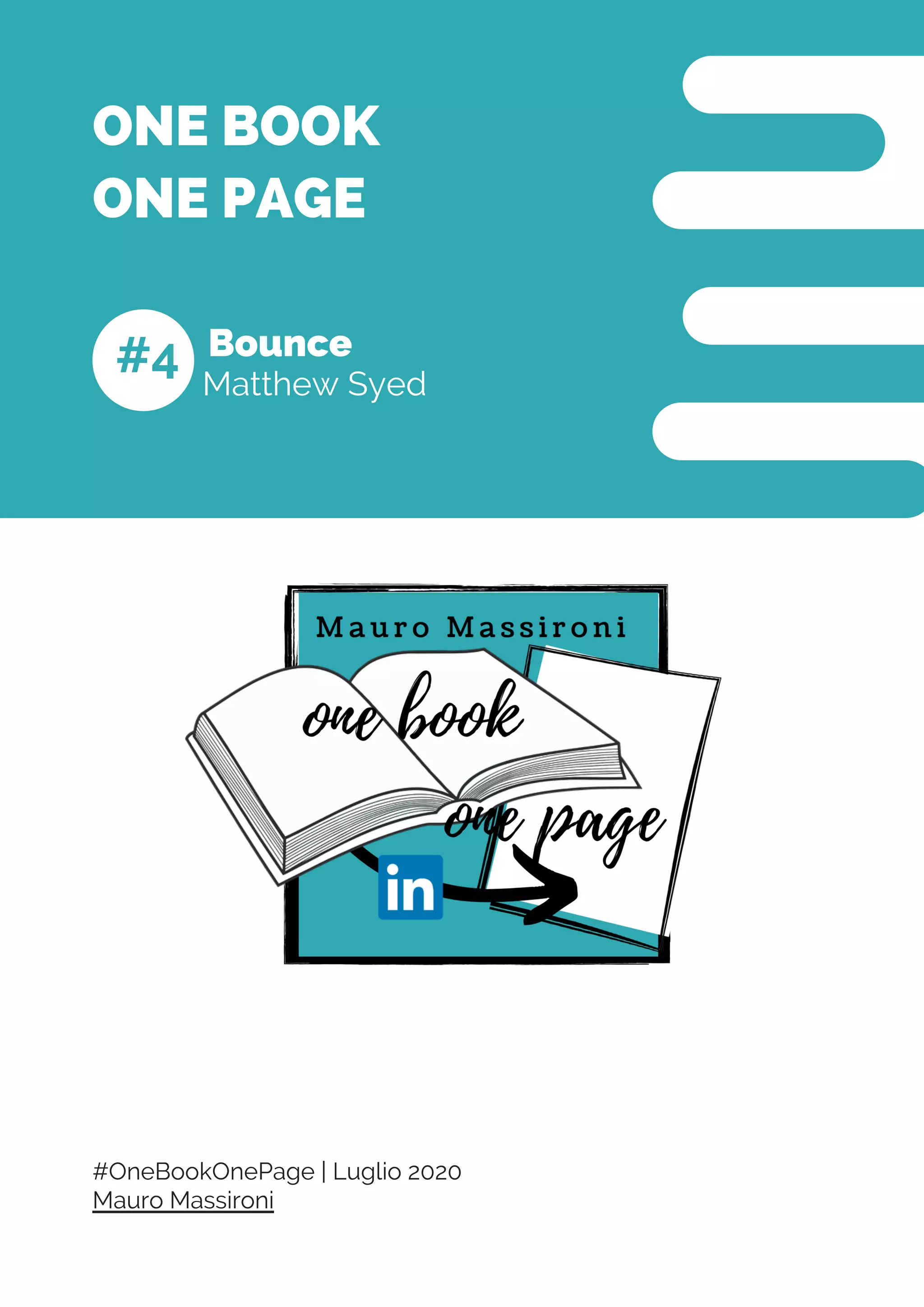 OneBookOnePage #4 - Bounce | PDF