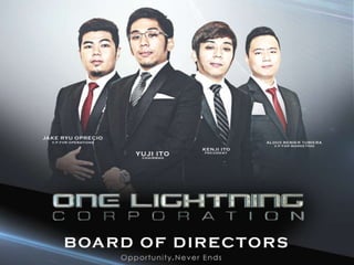 One Lightning business presentation | PPT