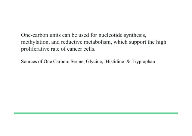 One Carbon Groups in Biochemistry and their role | PDF | Chemistry ...