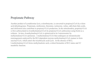 One Carbon Groups in Biochemistry and their role | PDF