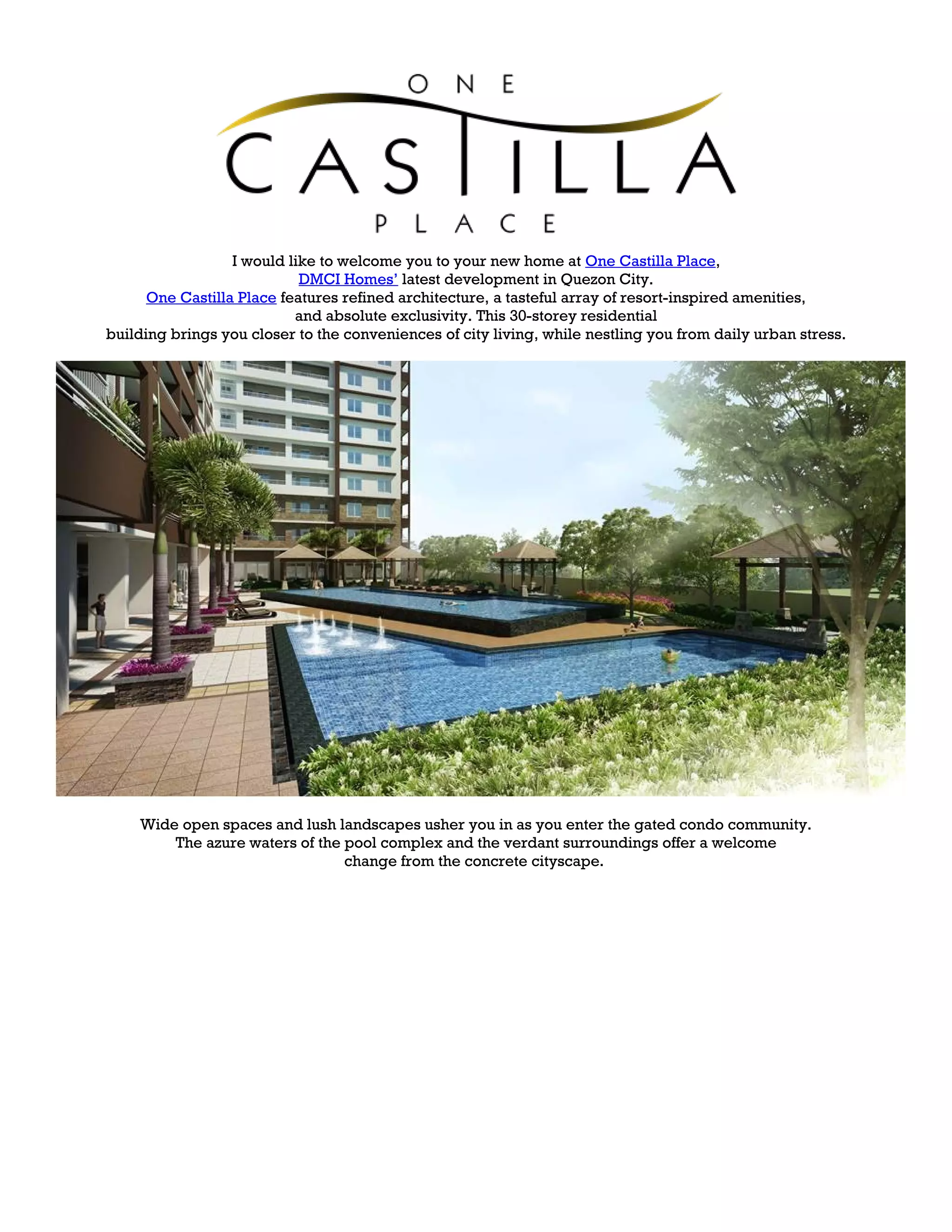 One Castilla Place | DOC