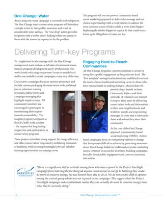 One change overview | PDF | Business | Business and Finance