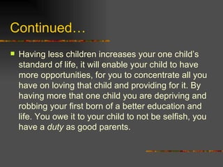 One child policy | PPT